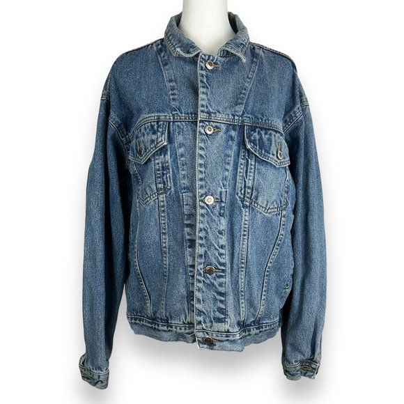 Bugle Boy | Jackets & Coats | Vintage 9s Bugle Boy Denim Jean Trucker ...